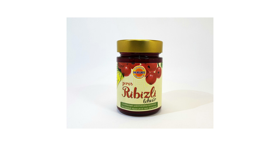 Dia-Wellness Pirosribizli lekvár 380g - Fogyni akarok! - Egészséges ...