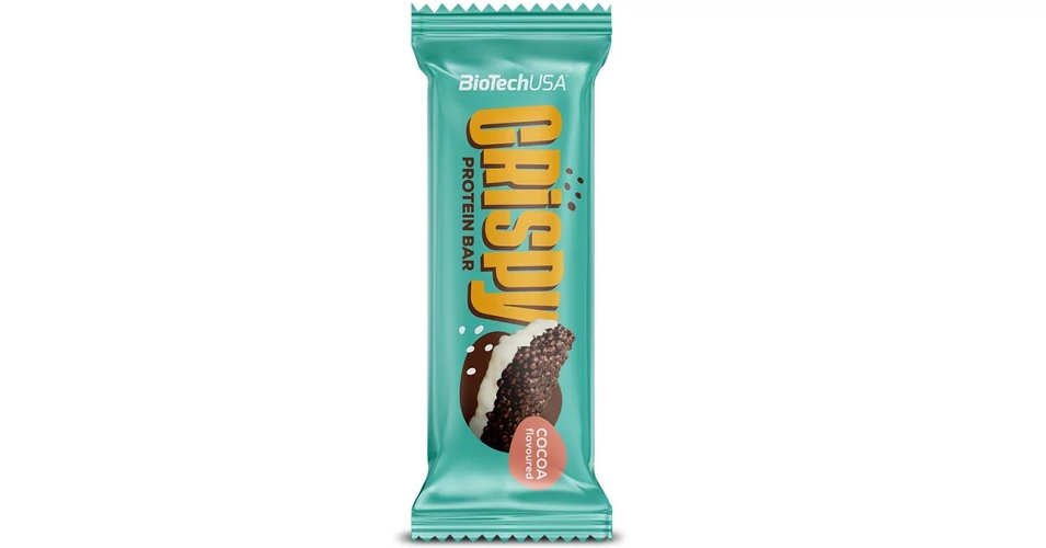 BiotechUSA Crispy Protein Bar fehérjeszelet 40g - kakaó - Protein ...